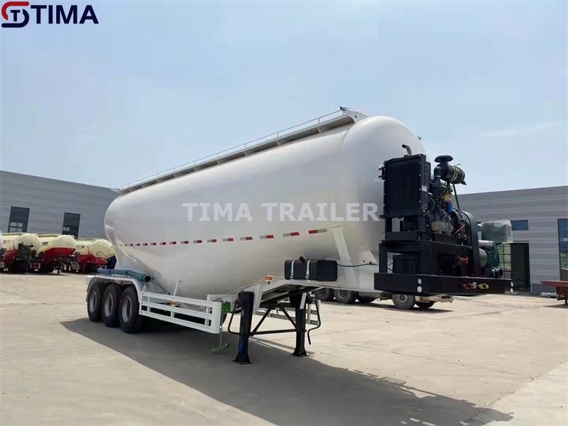 40 Cubic Meters Cement Powder Tank Trailer Manufacturer_Supplier_Dealer ...